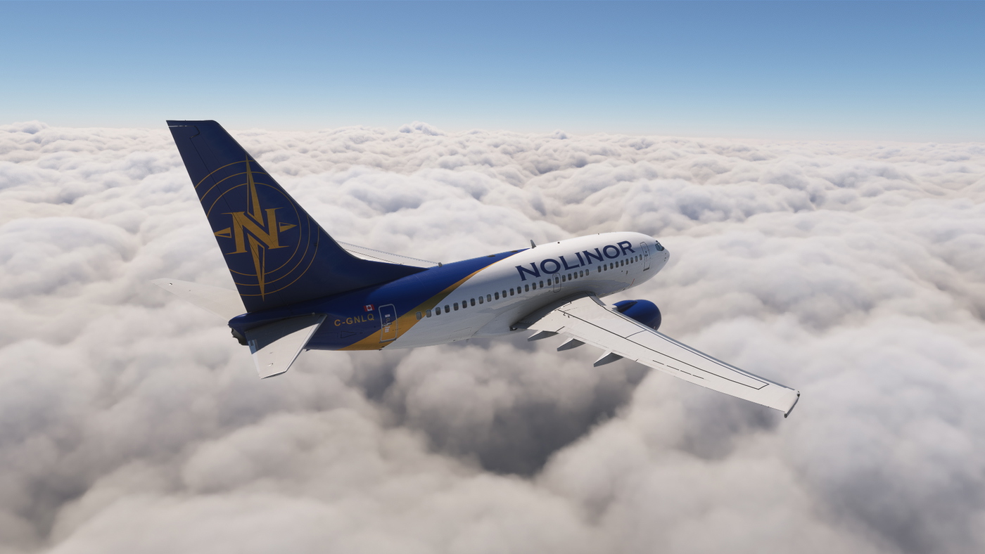 PMDG 737-600 w/ cabin Nolinor Aviation (C-GNLQ) 对于 Microsoft Flight ...
