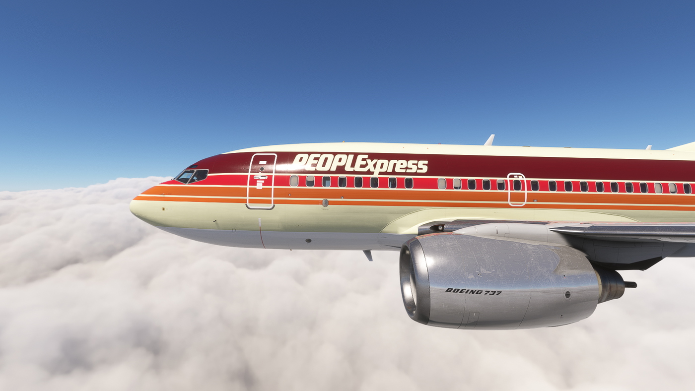 PMDG 737-600 w/ cabin People Express (N431PE) for Microsoft Flight ...