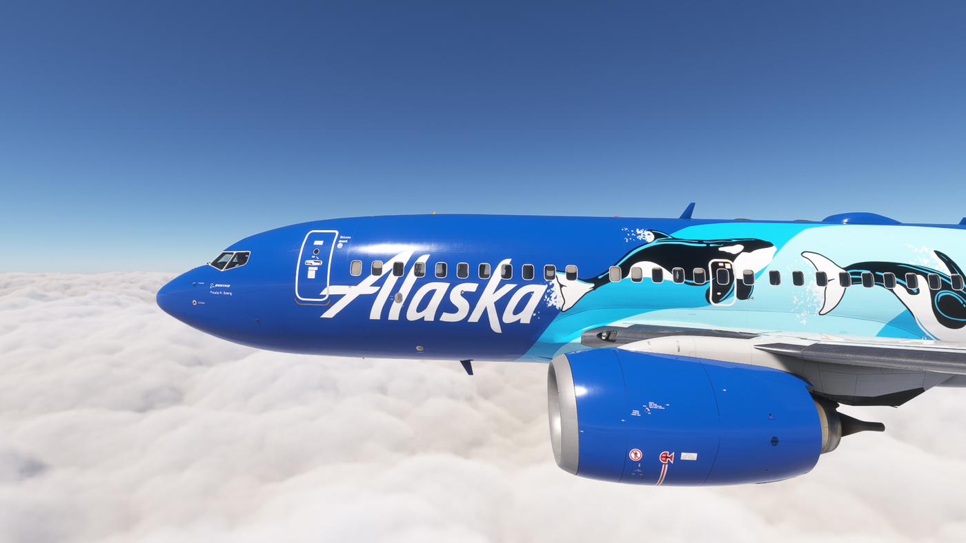 PMDG 737-700 w/ cabin Alaska Airlines - West Coast Wonders (N932AK) for ...