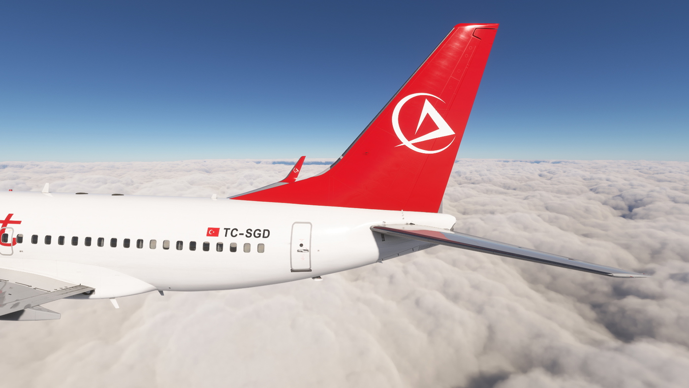 PMDG 737-700 AtlasJet (TC-SGD) for Microsoft Flight Simulator | MSFS