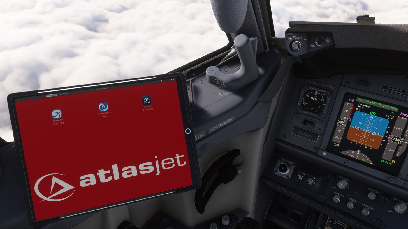 PMDG 737-700 AtlasJet (TC-SGD) for Microsoft Flight Simulator | MSFS