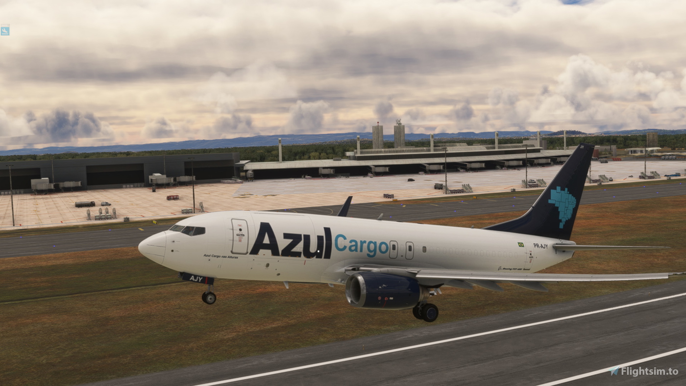 PMDG 737-700 BDSF | Azul Cargo | PR-AJY | Azul Virtual for Microsoft ...