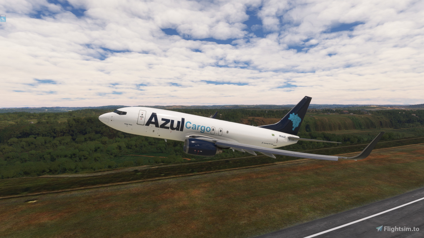 PMDG 737-700 BDSF | Azul Cargo | PR-AJZ | Azul Virtual for Microsoft ...