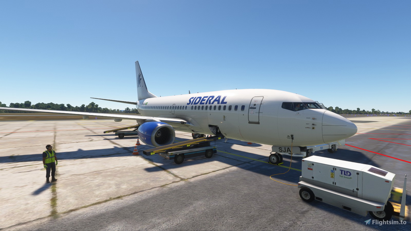 PMDG 737-700 BW PR-SJA - Sideral Linhas Aereas para Microsoft Flight Simulator | MSFS