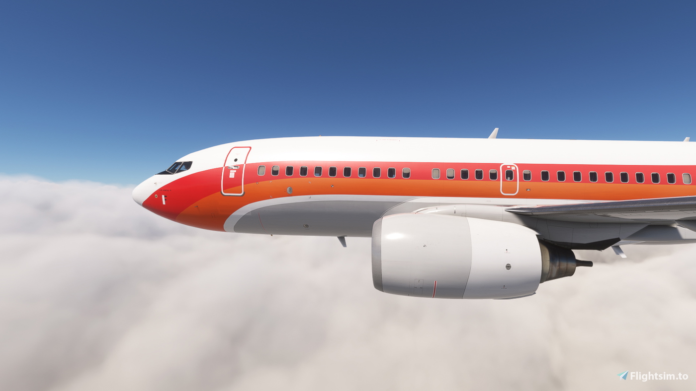 PMDG 737-700 Cabo Verde Airlines in TAAG Angola colors (D4-CCI) for ...