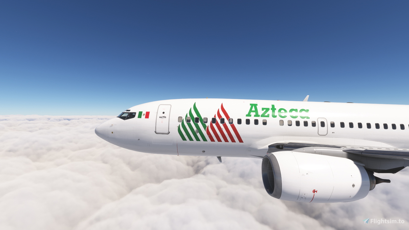 PMDG 737-700 Lineas Aéreas Azteca (XA-AEP) for Microsoft Flight ...