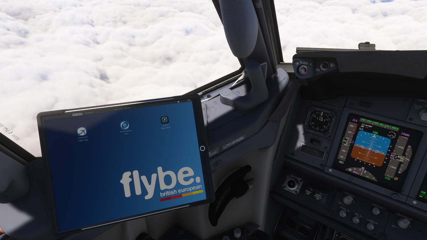 PMDG 737-700 w/ cabin Flybe Fleet のために Microsoft Flight Simulator | MSFS