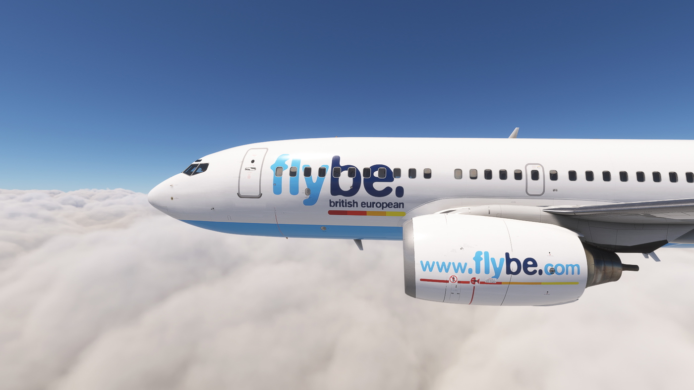 PMDG 737-700 w/ cabin Flybe Fleet のために Microsoft Flight Simulator | MSFS