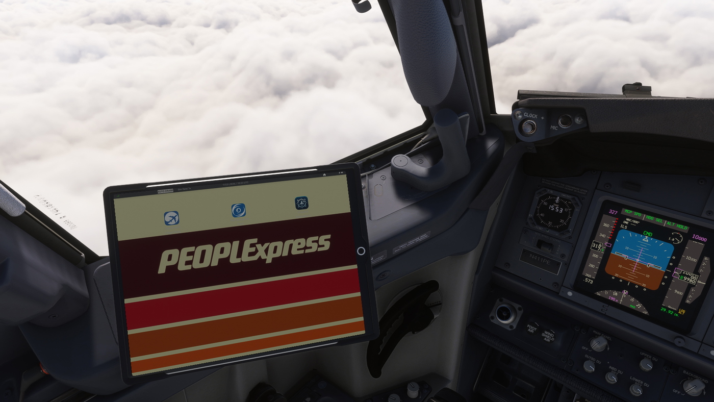 PMDG 737-700 w/ cabin People Express (N411PE) for Microsoft Flight ...