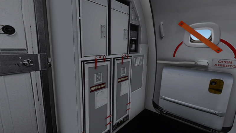 PMDG 737-700 w/ cabin People Express (N411PE) for Microsoft Flight ...