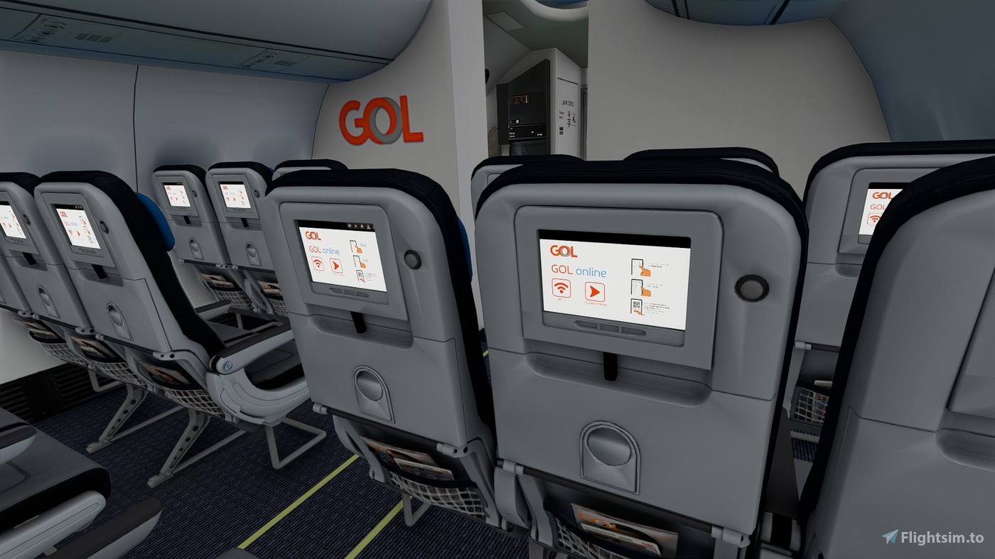 PMDG 737-800 - Gol Linhas Aereas PR-GXP - "Shopping Smiles" for Microsoft Flight Simulator | MSFS