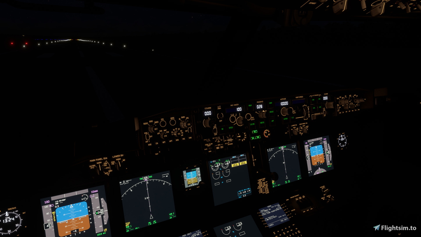 PMDG 737 ambient lighting for the virtual cockpit. All models. dla ...