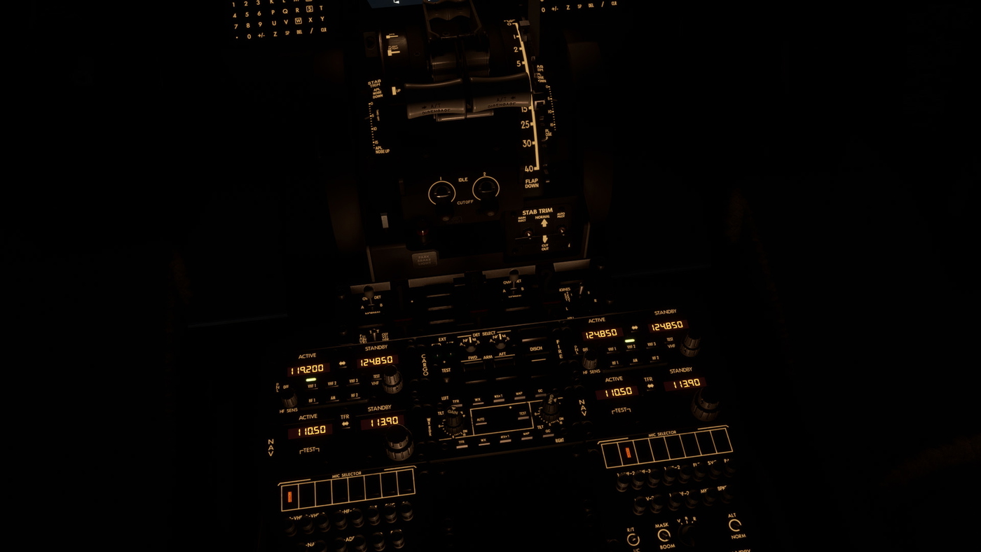 PMDG 737 ambient lighting for the virtual cockpit. All models. dla ...
