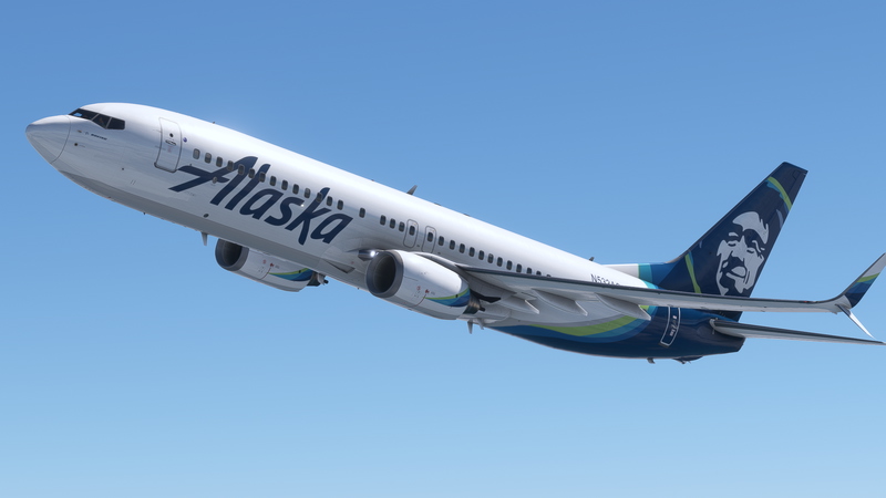 PMDG 737-800 Alaska Airlines (N533AS) for Microsoft Flight Simulator | MSFS