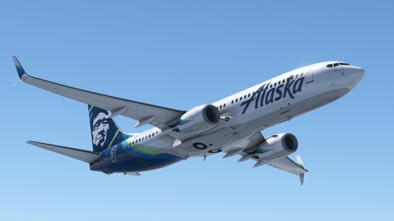 PMDG 737-800 Alaska Airlines (N533AS) for Microsoft Flight Simulator | MSFS