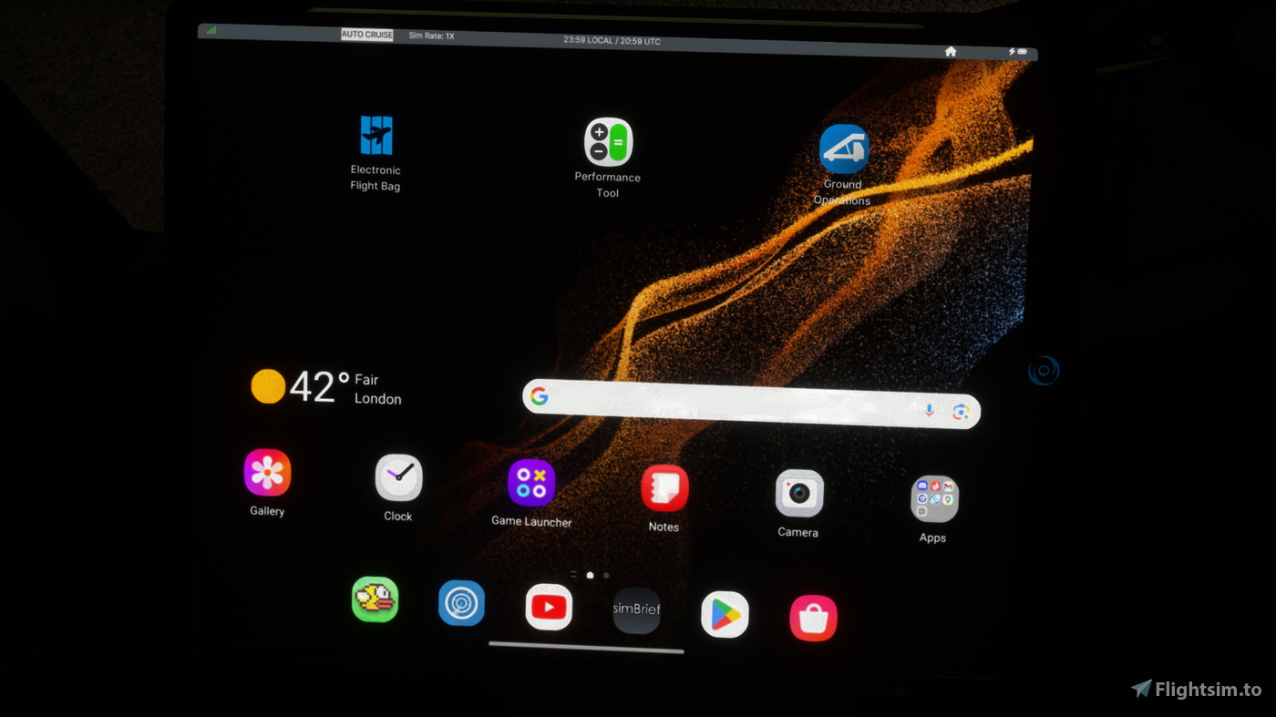 PMDG 737-800 Android One Ui 7 Flight Tablet Pack Addon MSFS 2020 til ...