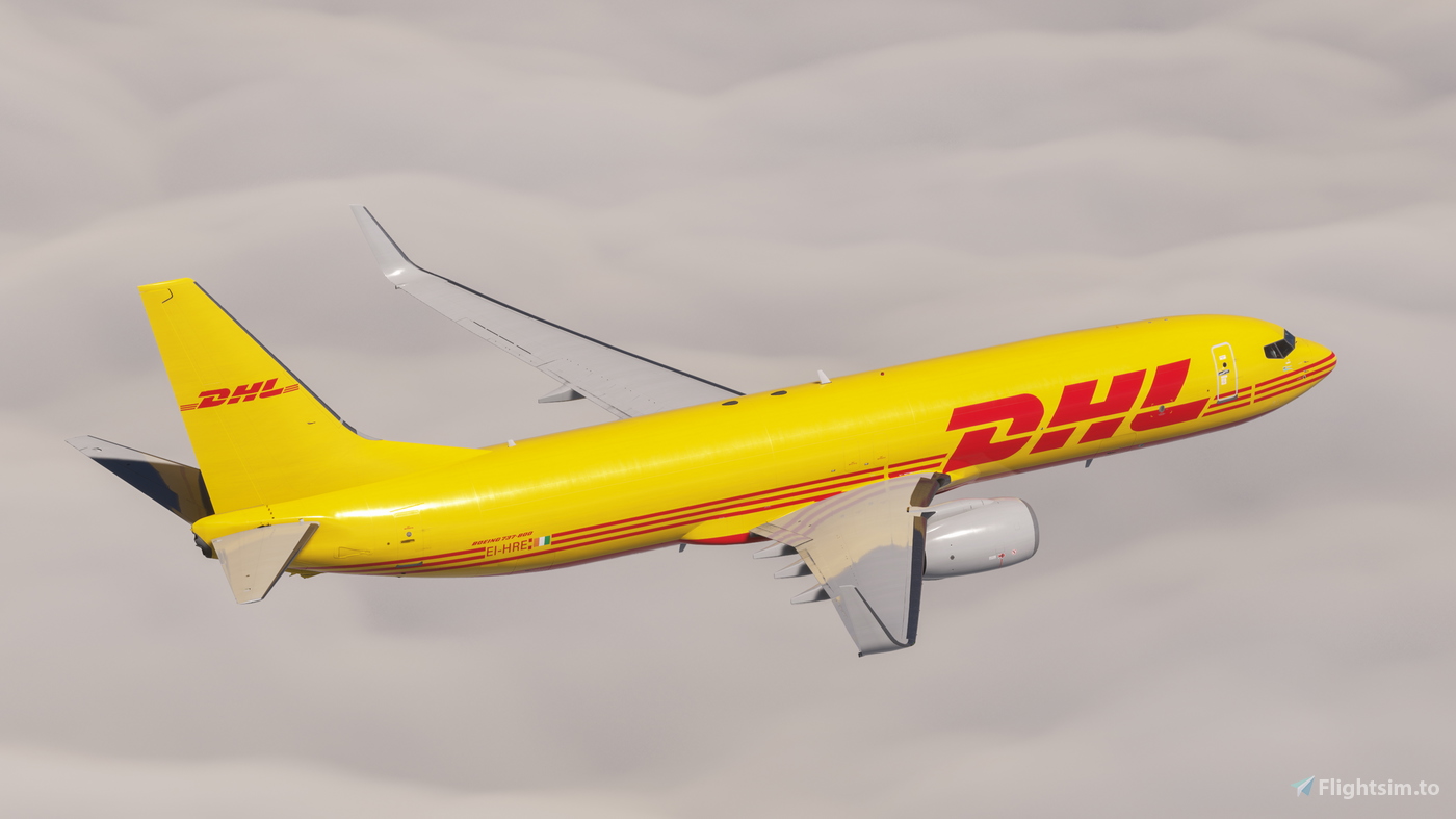 PMDG 737-800BDSF DHL (ASL Airlines Ireland) | EI-HRE | 4K for Microsoft Flight Simulator | MSFS