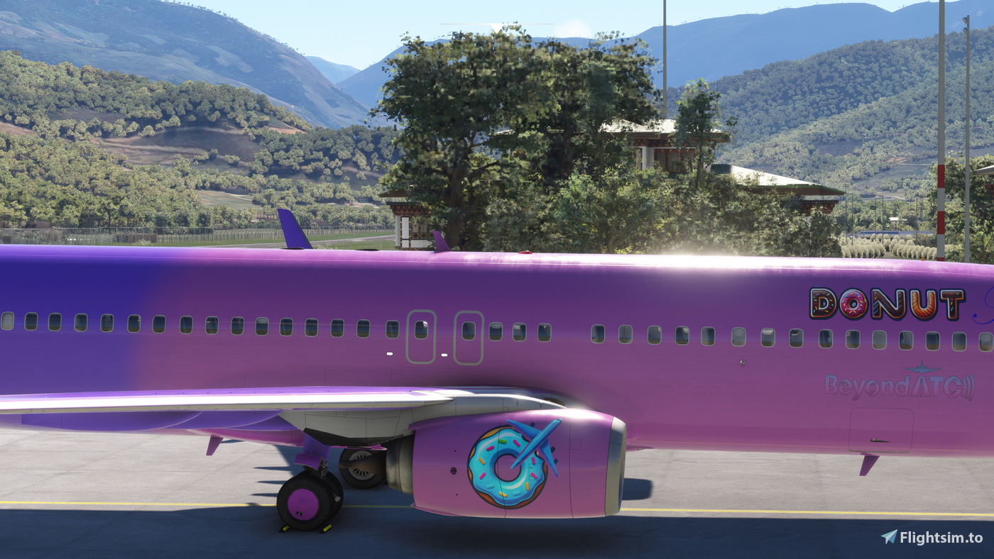 PMDG 737-800 Donut Air Livery for Microsoft Flight Simulator | MSFS