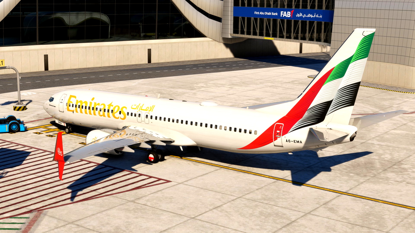 PMDG 737-800 Emirates A6-EMA (fictional) のために Microsoft Flight ...