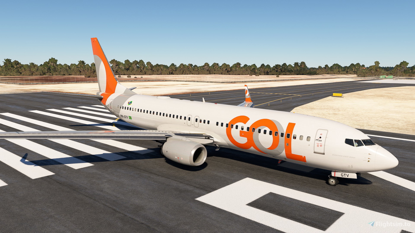 PMDG 737-800 - GOL Linhas Aereas PR-GTV (w/ cabin) for Microsoft Flight Simulator | MSFS