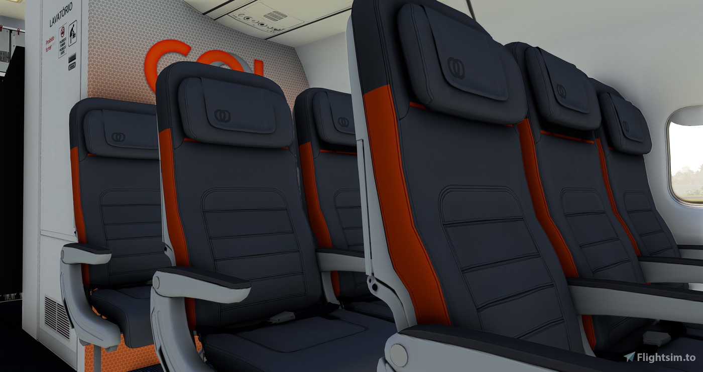 PMDG 737-800 - GOL Linhas Aereas PR-GUL OC (w/ cabin) for Microsoft Flight Simulator | MSFS