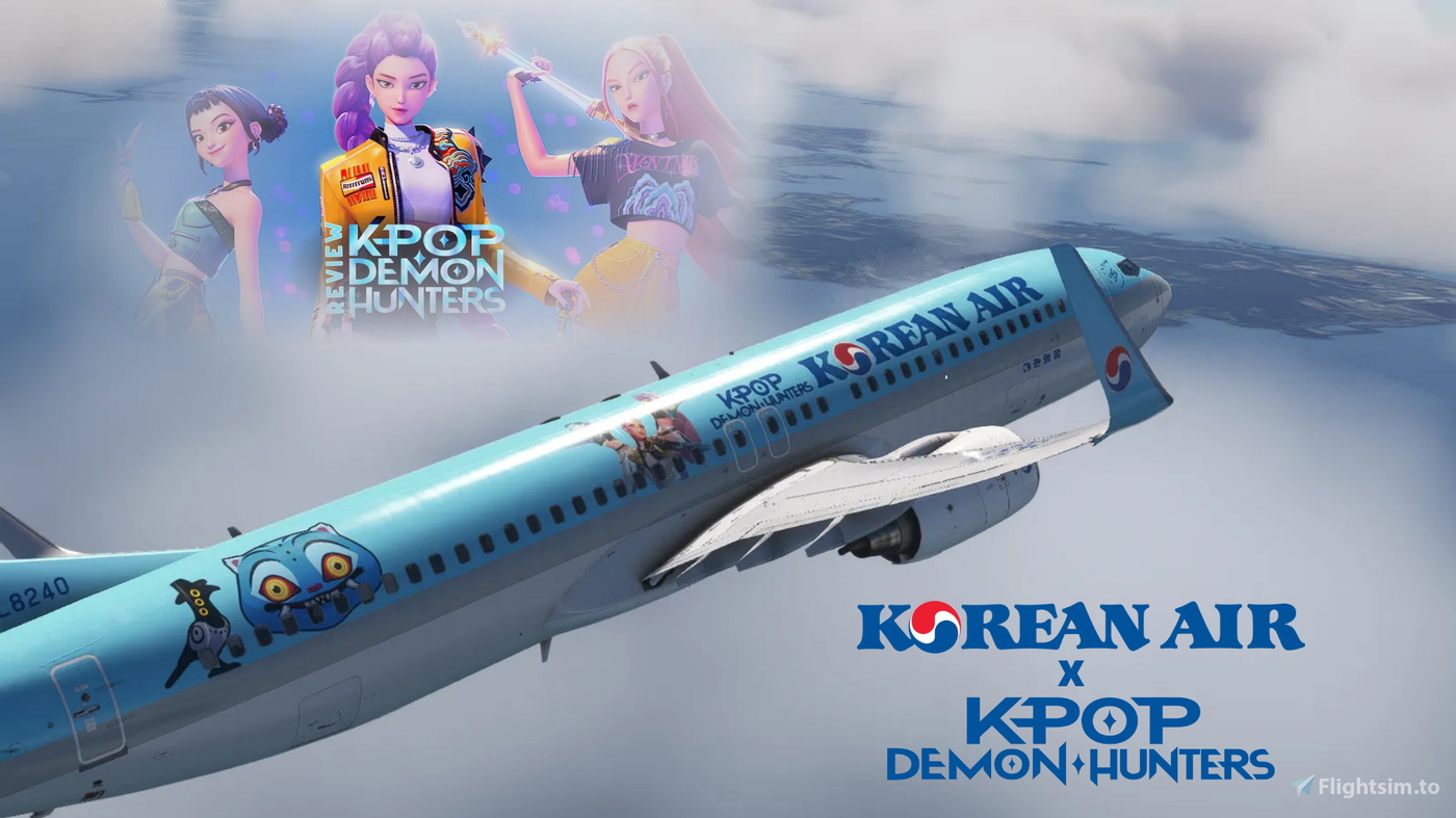 PMDG 737-800 Korean Air k pop demon hunters のために Microsoft Flight ...