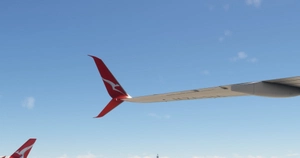 PMDG 737-800 Qantas - VH-VZW Silveroo Split Scimitar - Aircraft ...