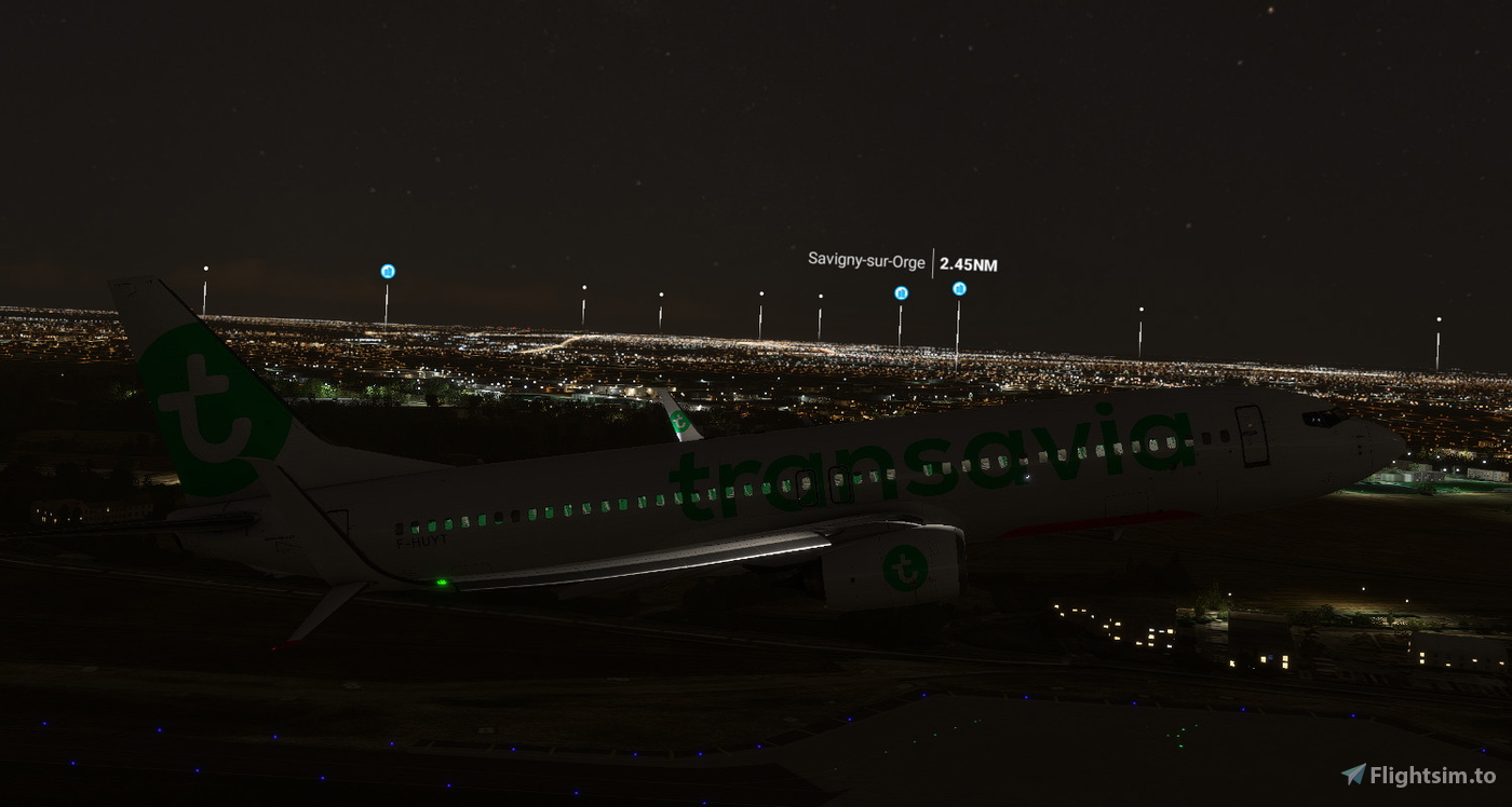 [PMDG 737-800] Transavia F-HUYT – 737-800 Split Scrimitar (8K) for ...