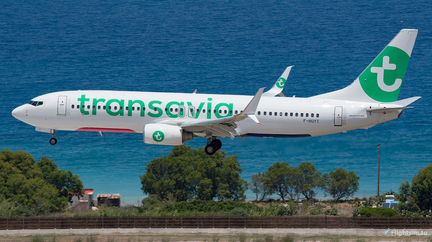 [PMDG 737-800] Transavia F-HUYT – 737-800 Split Scrimitar (8K) for ...