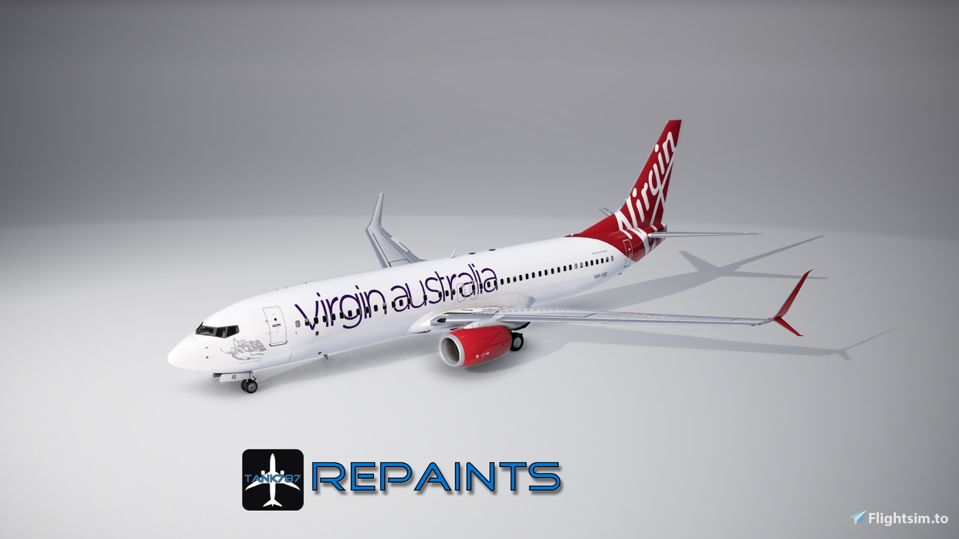 PMDG 737-800 Virgin Australia - VH-YIS Virgin Atlantic Style livery ...