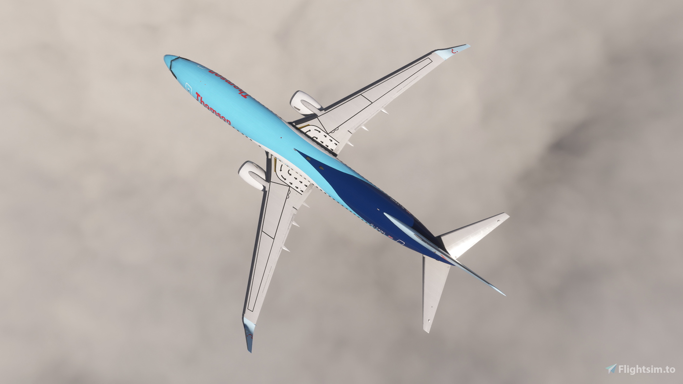 PMDG 737-800 w/ cabin Thomson Airways (G-TAWL, G-TAWM, G-TAWN, G-TAWO ...