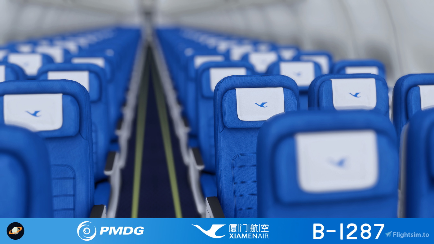 PMDG 737-800 Xiamen Airlines 厦门航空 B-1287 with cabin 8k for Microsoft ...