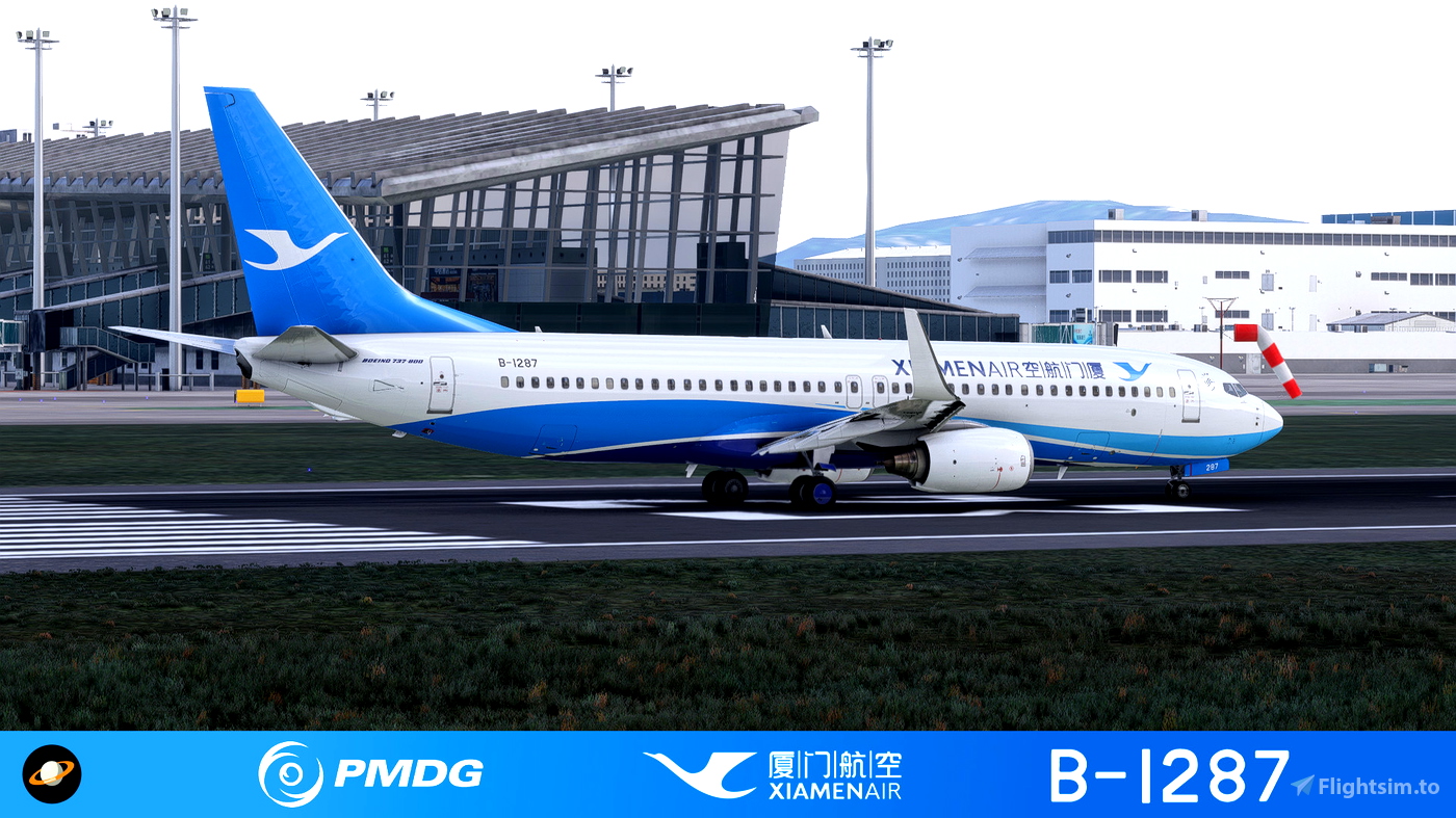 Threads - PMDG 737-800 Xiamen Airlines 厦门航空 B-1287 with cabin 8k for ...