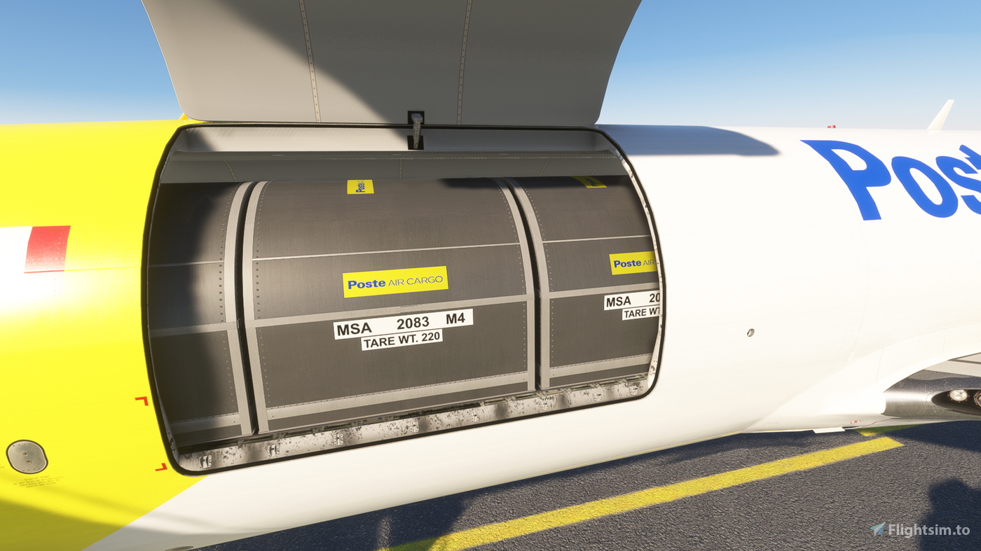 PMDG 737-800BCF Poste Air Cargo fleet pro Microsoft Flight Simulator | MSFS