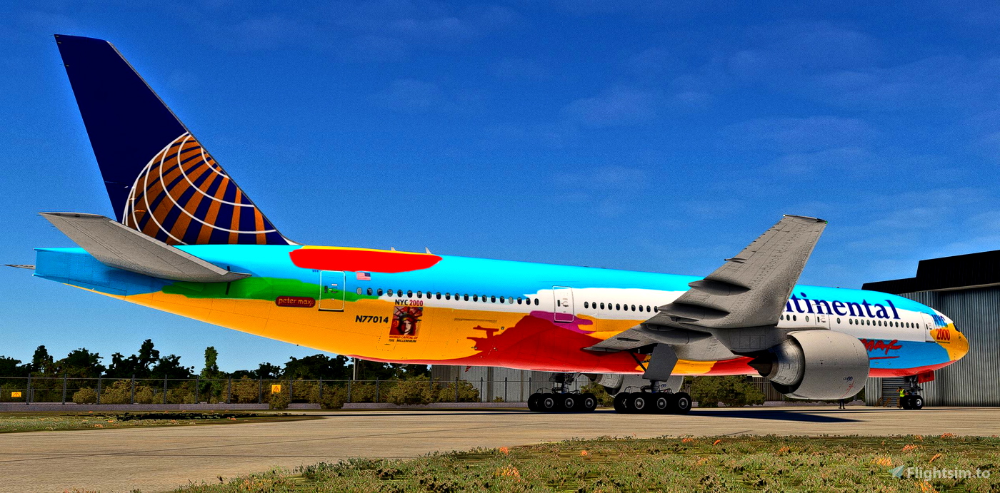 PMDG 777-200ER Continental Airlines (Special Liveries) Pack for ...