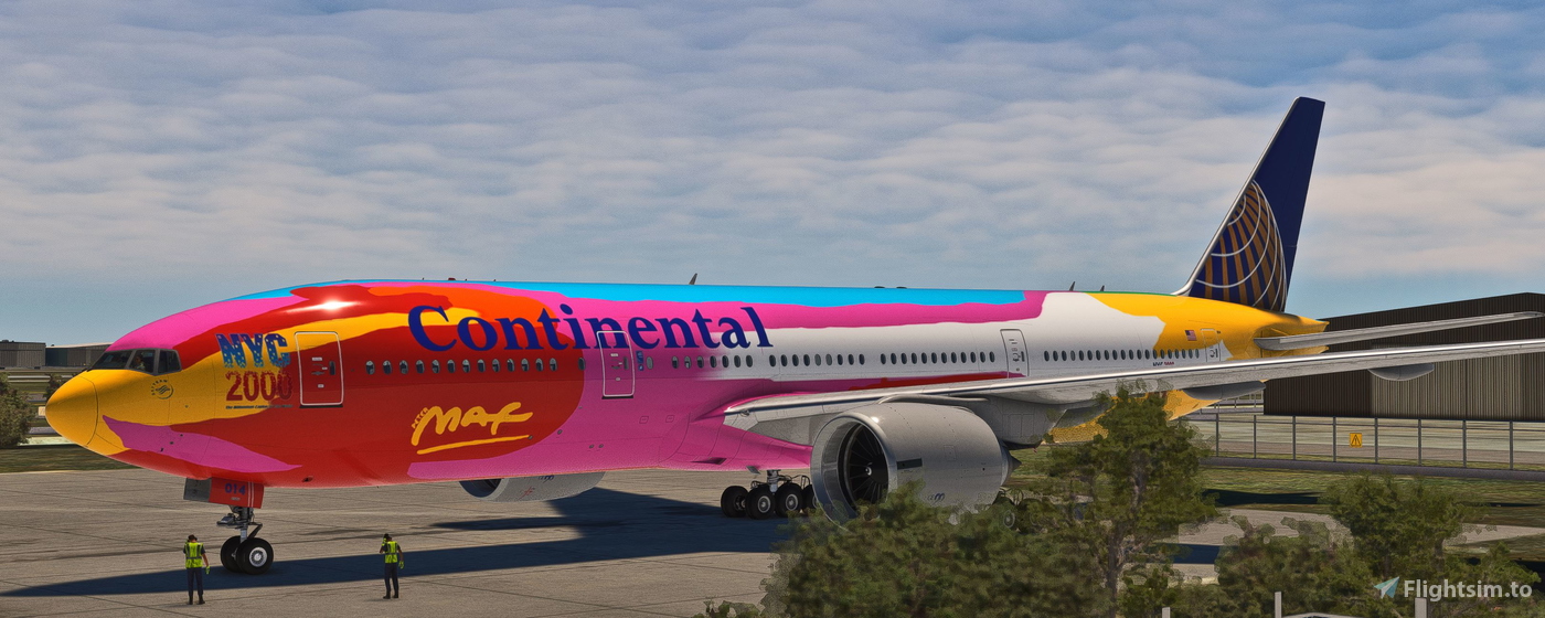 PMDG 777-200ER Continental Airlines (Special Liveries) Pack per ...