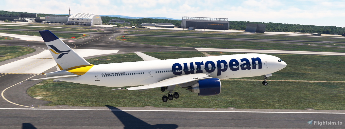 PMDG 777-200ER European Virtual AIrline | D-AEBL for Microsoft Flight Simulator | MSFS