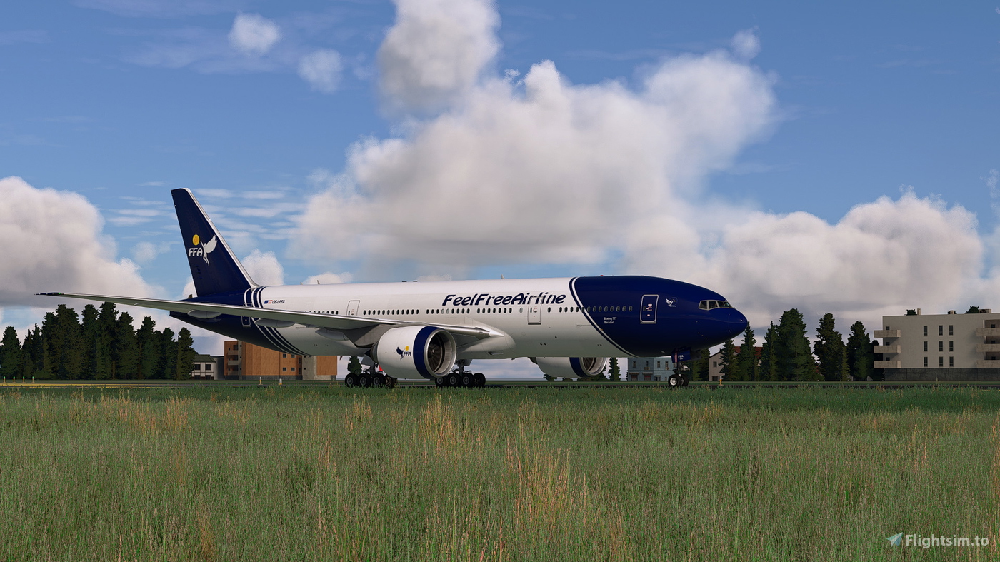 PMDG 777-200ER FeelFreeAirline Livery for Microsoft Flight Simulator | MSFS