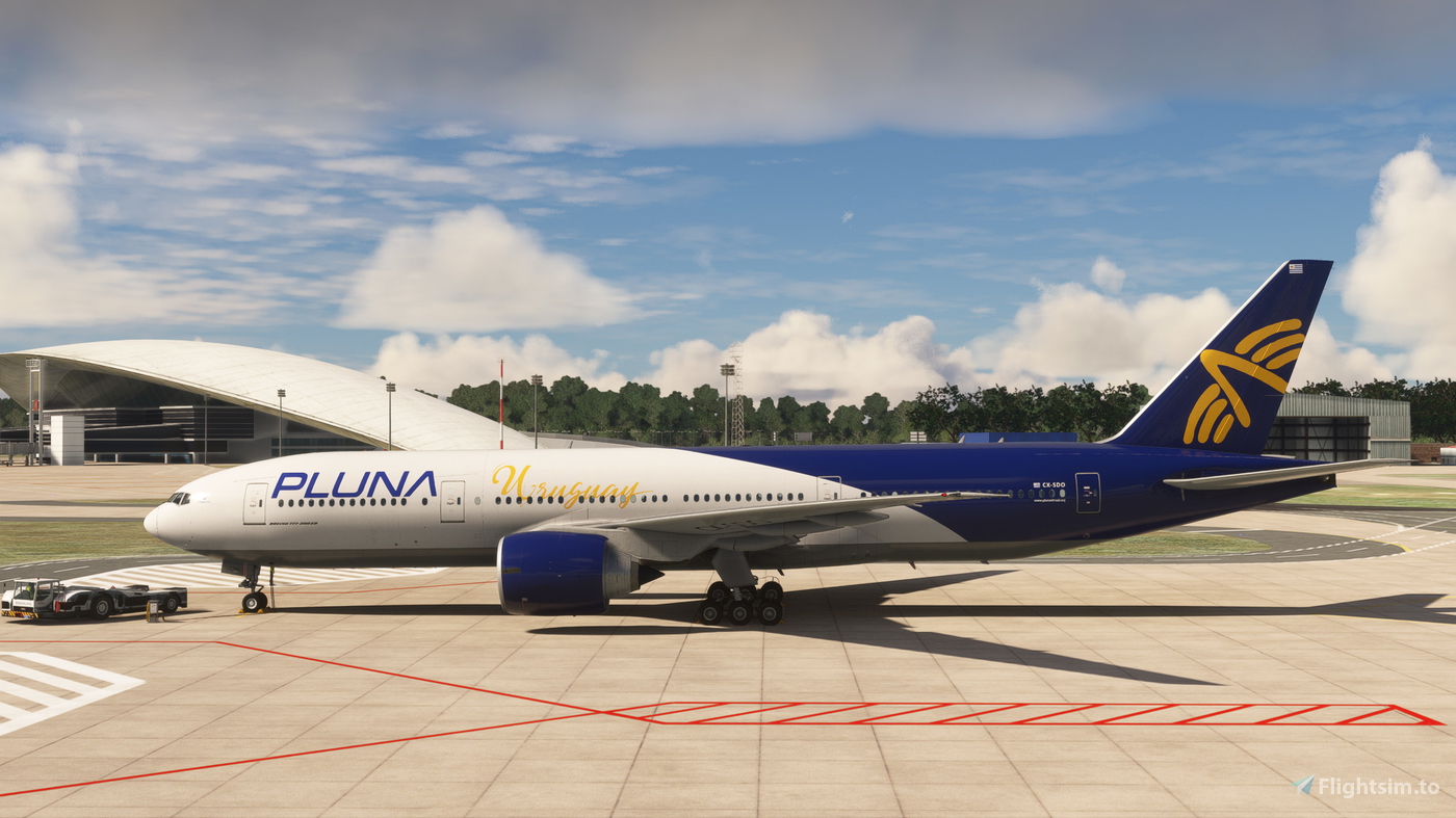PMDG 777-200ER (GE) — PLUNA [Fictional] for Microsoft Flight Simulator ...