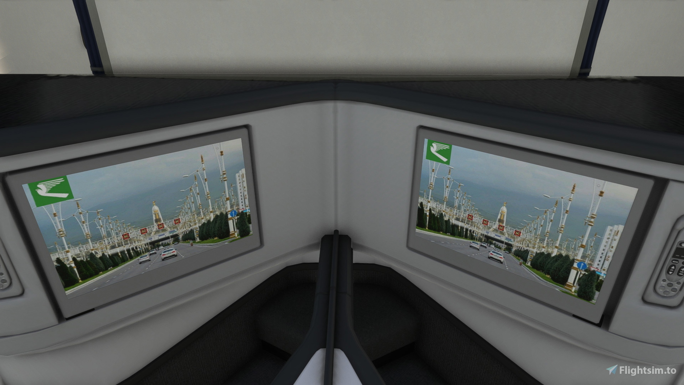 PMDG 777-200ER GE Turkmenistan EZ-A778 のために Microsoft Flight Simulator ...