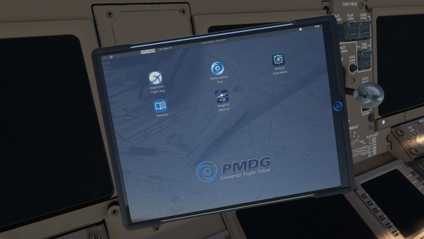 PMDG 777-200LR Hidden Tablet Hand pour Microsoft Flight Simulator | MSFS