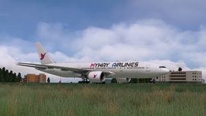PMDG 777-200ER MyWay Airlines 4L-MWB Livery - MSFS Add-on - Flightsim.to