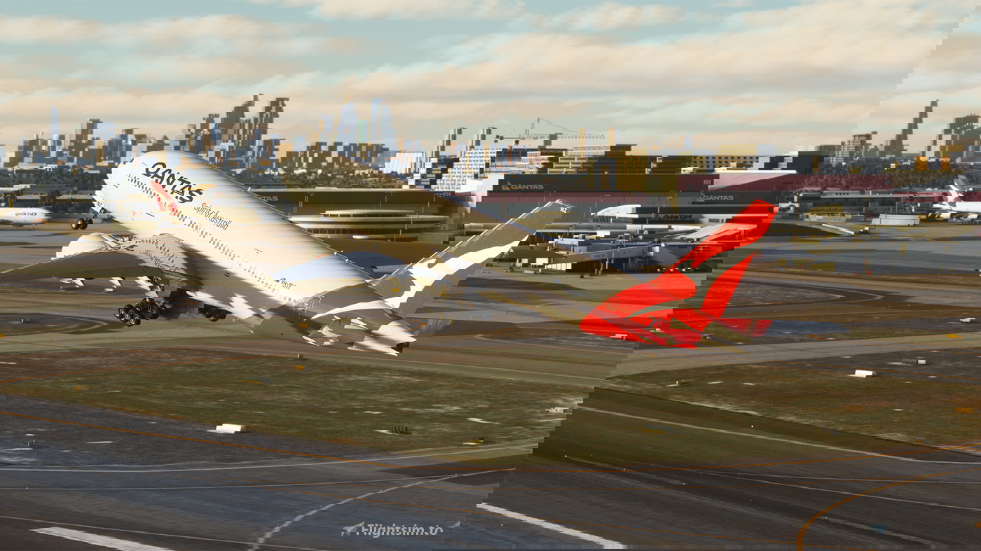 PMDG 777-200ER Qantas 2016 VH-ZNZ with Cabin for Microsoft Flight ...