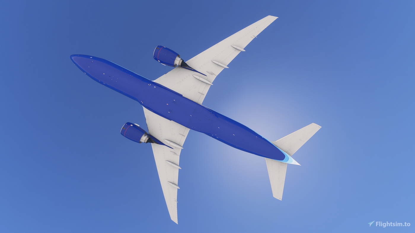 PMDG 777-200ER /w cabin United Airlines - Blue Tulip N784UA & N794UA ...