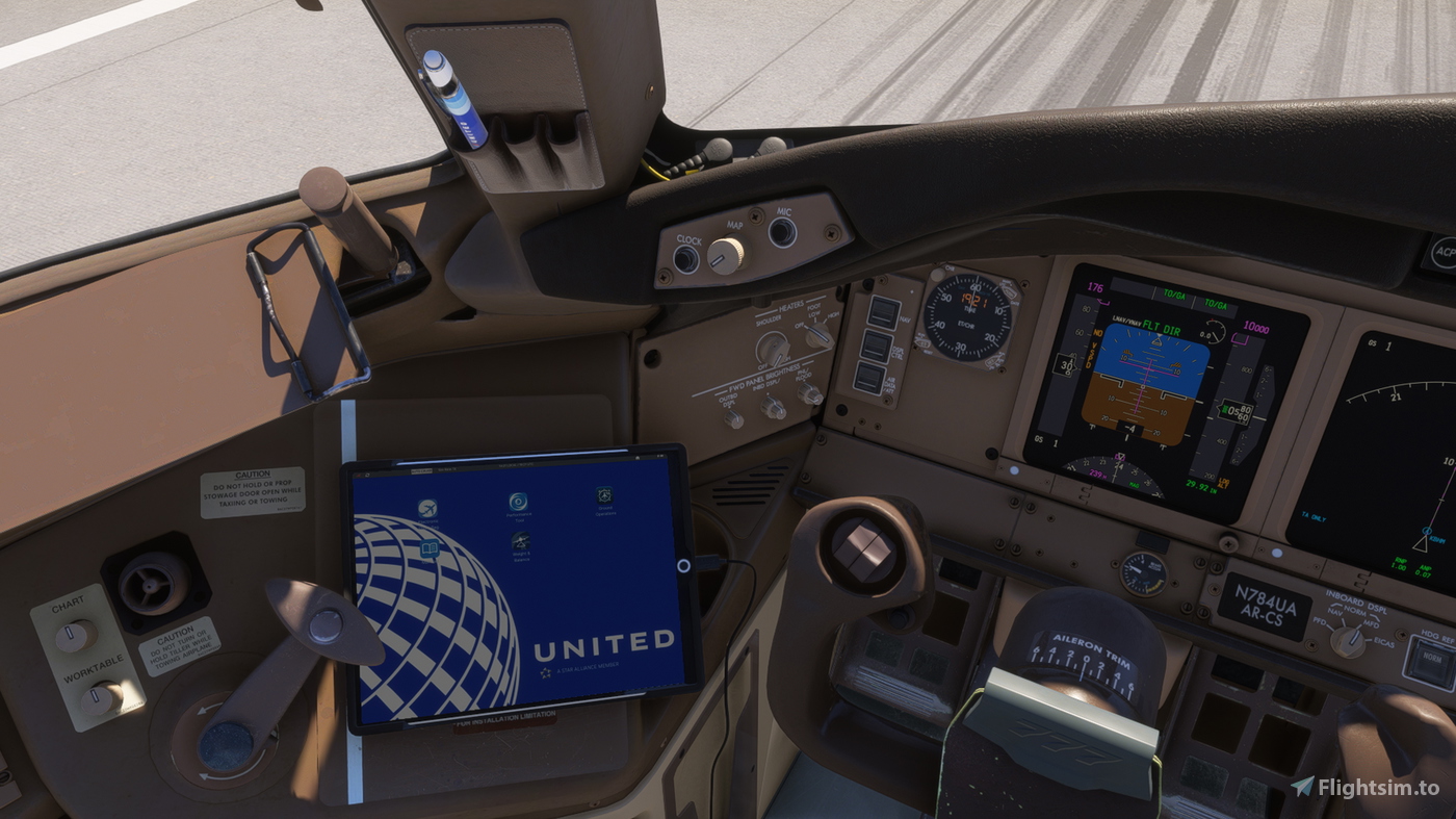 PMDG 777-200ER /w cabin United Airlines - Blue Tulip N784UA & N794UA ...