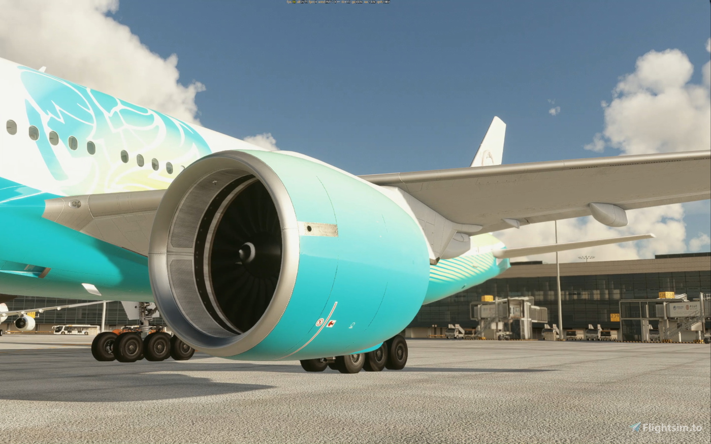 PMDG 777-200ER(GE) Firefly Painting for Microsoft Flight Simulator | MSFS