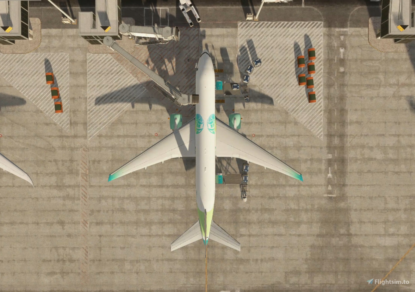 PMDG 777-200ER(GE) Firefly Painting for Microsoft Flight Simulator | MSFS