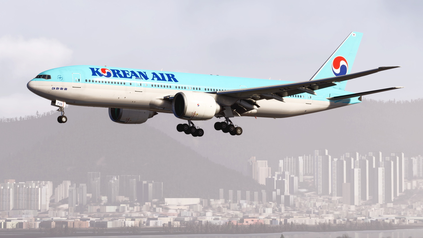 PMDG 777-200LR Korean Air HL7515 [w/Cabin & PW-Style Engine] voor ...