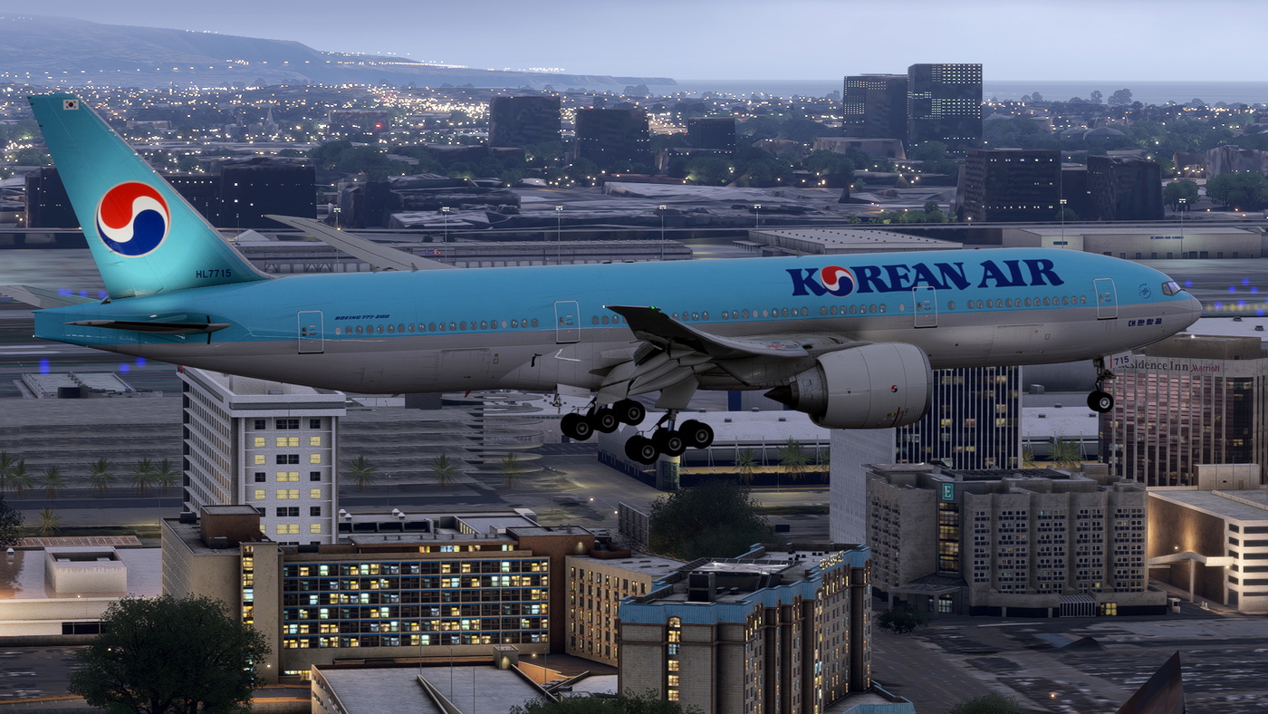 PMDG 777-200LR Korean Air HL7515 [w/Cabin & PW-Style Engine] voor ...