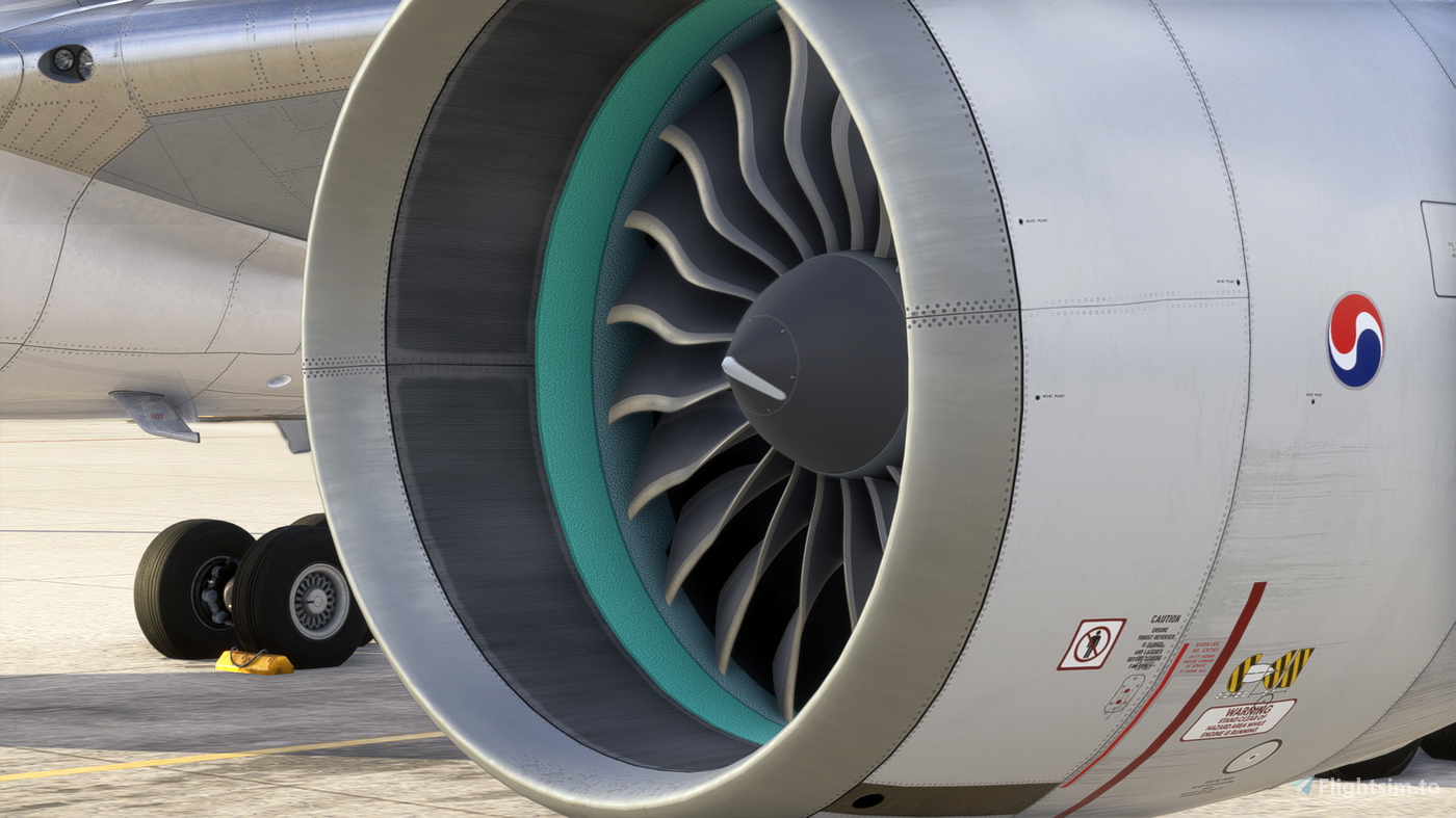 PMDG 777-200LR Korean Air HL7515 [w/Cabin & PW-Style Engine] para ...